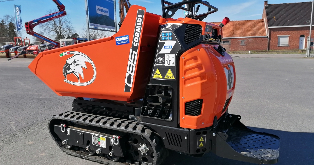 Cormidi C85 RI dumper huren | Cebeko